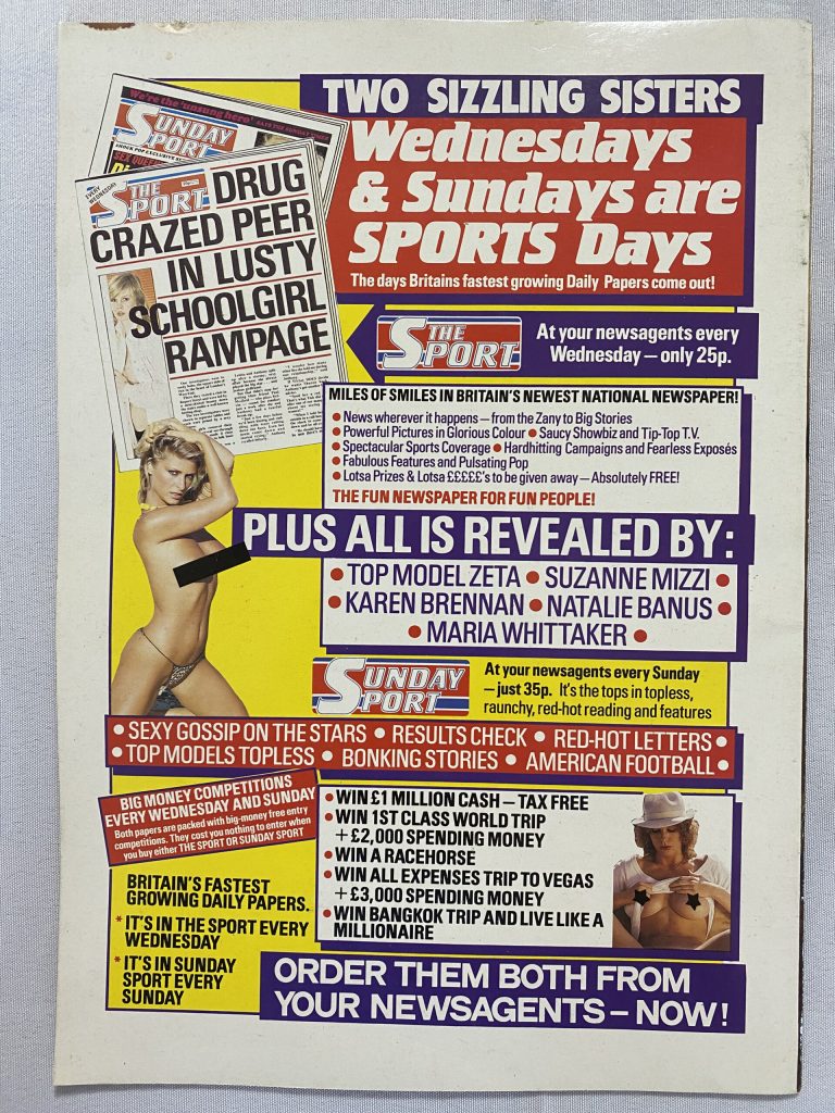 Swish 1988 Adult Men's Magazine - Vintage Magazines 16