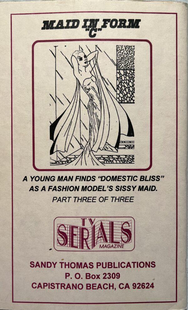 TV Serials Magazine Maid In Form "C" 1993 Adult Transgender Booklet - VM16