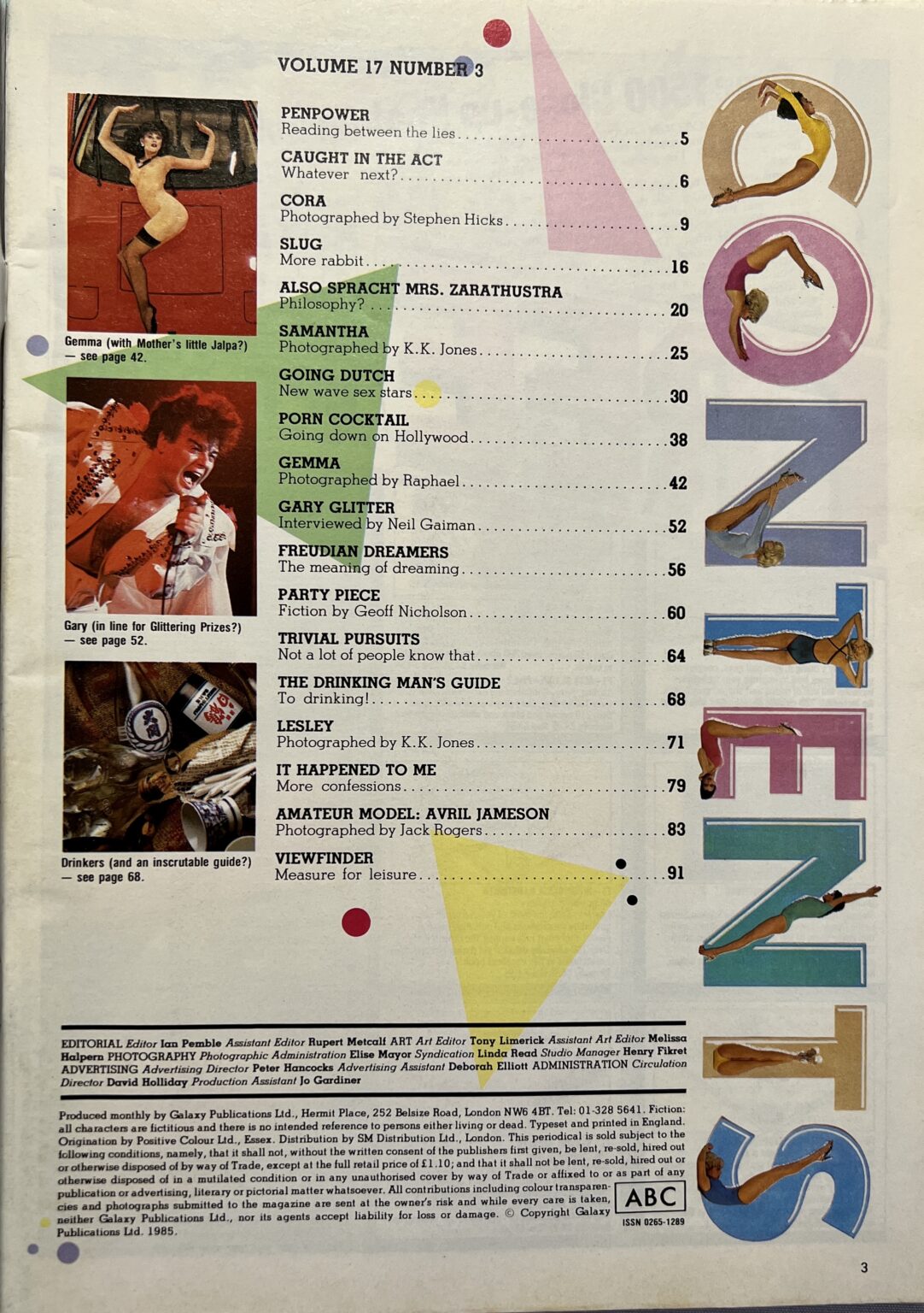 Knave 1985 Adult Men's Foreign Magazine - VM16