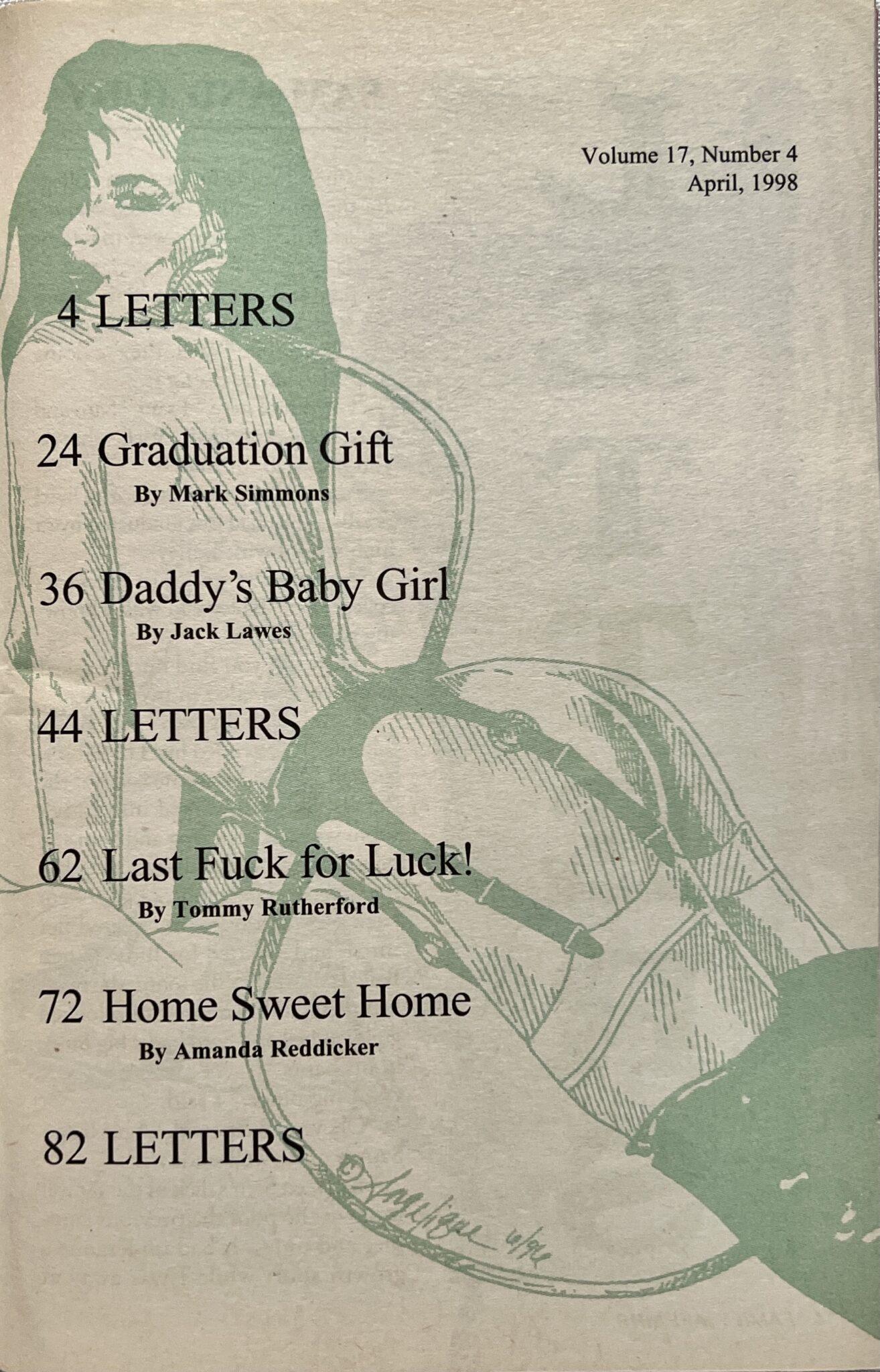 Family Affairs April 1998 Adult Letters Booklet - Vintage Magazines 16