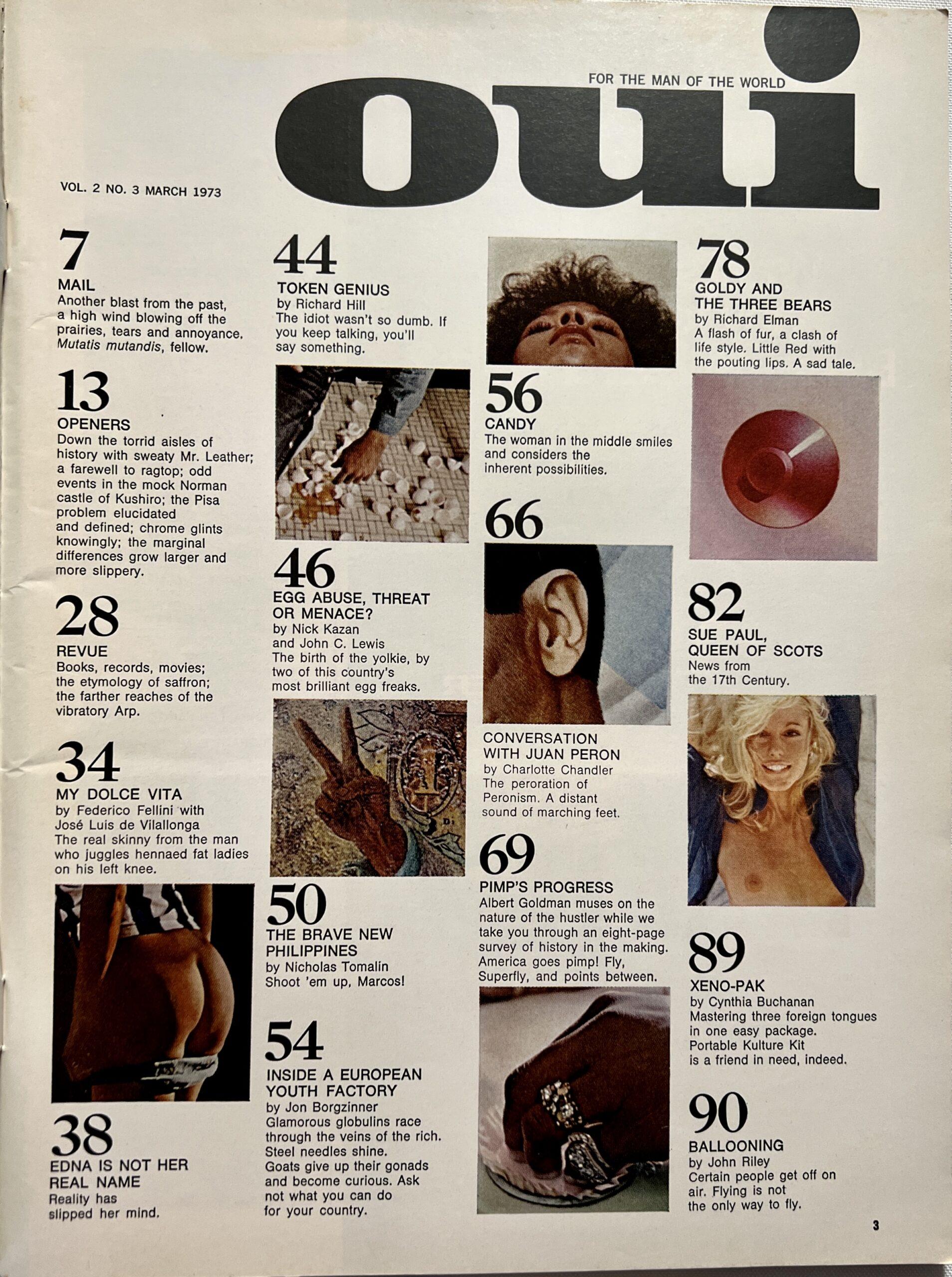 Oui March 1973 - Vintage Magazines 16