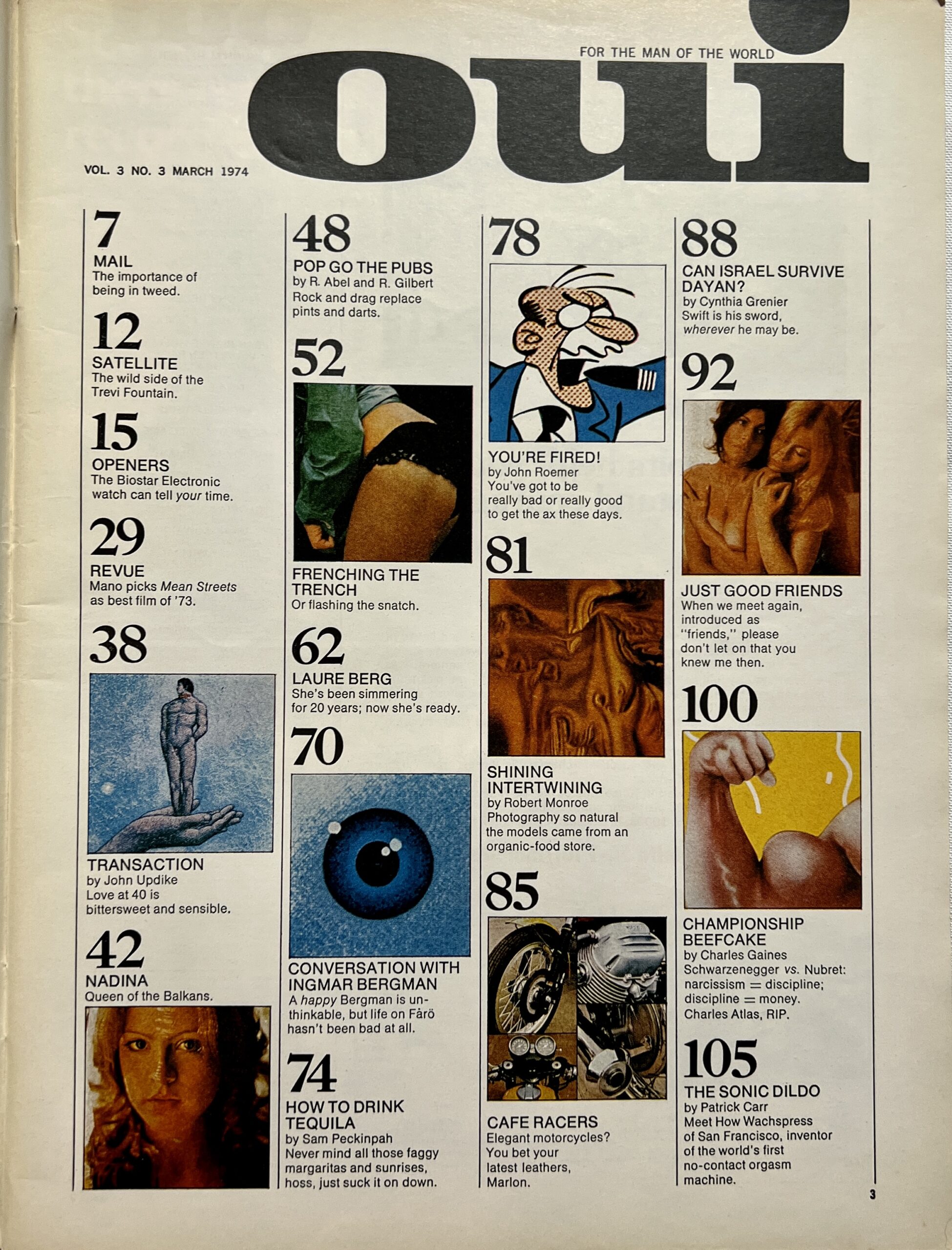 Oui March 1974 ++ - Vintage Magazines 16