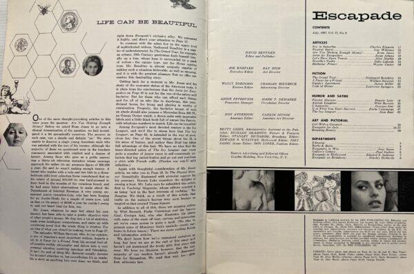 Escapade July 1957 Pinup Magazine *CF Dana Graig* - VM16