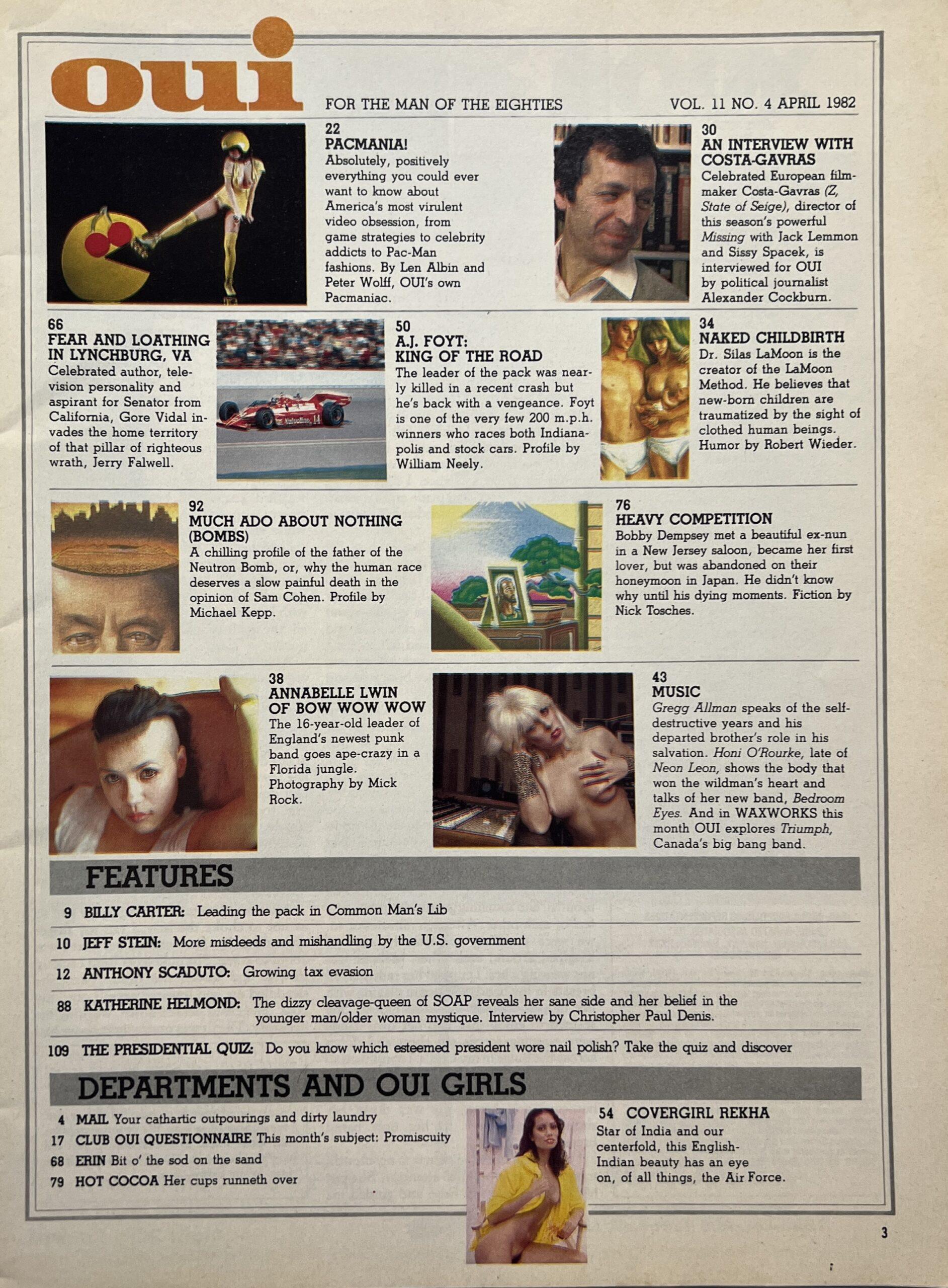 Oui April 1982 - VM16